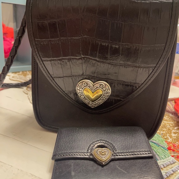Brighton | Bags | Brighton Heart Purse And Matching Wallet | Poshmark